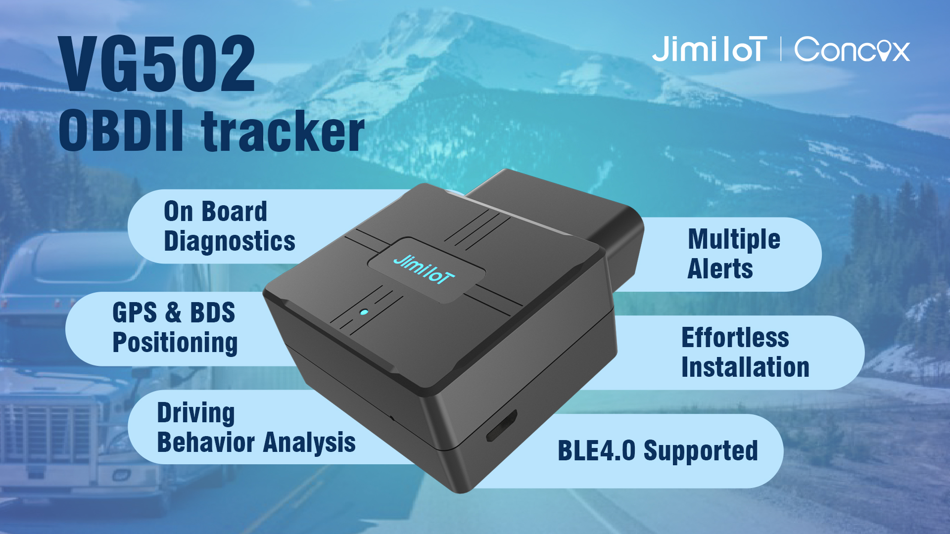 Jimi IoT VG502 OBDII GPS tracker